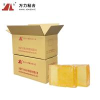 China 9500 Cps Seal Bonding Fugitive Hot Melt Glue Yellow Temperature TPR-4376A for sale