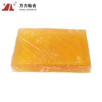 China 150 Degree Packaging Hot Melt Adhesive Kraft Paper Adhesive Tape Yellow TPR-2206P for sale