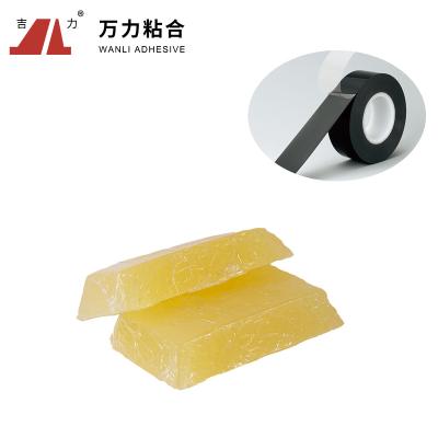 China Solid Yellow Hot Melt Kraft Paper Tape TPR Glue For Corrugated Boxes TPR-6258C for sale