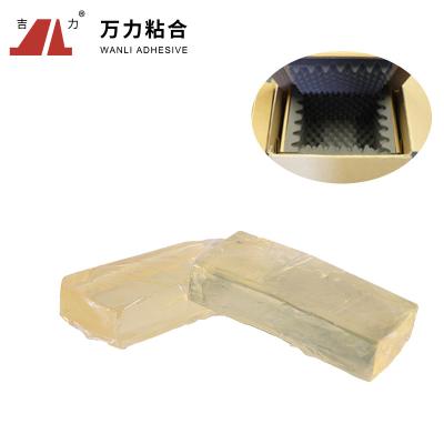 China Transparent Hot Melt Pressure Sensitive Adhesives 130-160 Degree Rubber TPR-7608 for sale