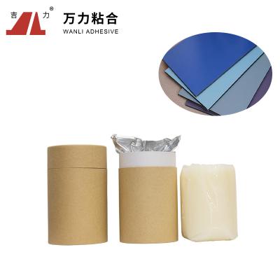 China Peel Strength White Polyurethane Hot Melt Glue Sticks Solid Jelly PUR-1947 for sale