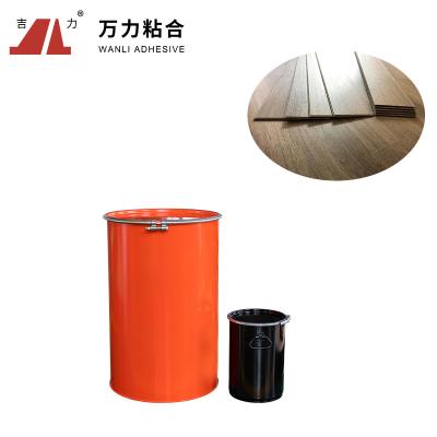 China Transparent Flat Hot Melt Adhesives Bonding Flooring Lamination PUR-XBB662-1 for sale