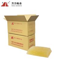 China TPR Floor Flat Lamination Hot Melt Adhesives Yellow Stick Glue TPR-7217A for sale
