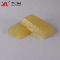 China Thermoplastic Rubber Hot Melt Packaging Adhesives , Yellow Carton Sealing Adhesive TPR-2020JD for sale