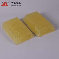 China Thermoplastic Rubber Hot Melt Packaging Adhesives , Yellow Carton Sealing Adhesive TPR-2020JD for sale