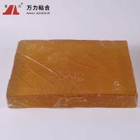China 150 Degree Packaging Hot Melt Adhesive Kraft Paper Adhesive Tape Yellow TPR-2206P for sale