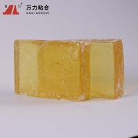China 9500 Cps Seal Bonding Fugitive Hot Melt Glue Yellow Temperature TPR-4376A for sale
