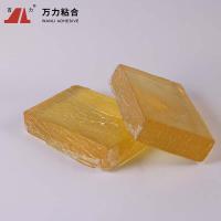 China 9500 Cps Seal Bonding Fugitive Hot Melt Glue Yellow Temperature TPR-4376A for sale