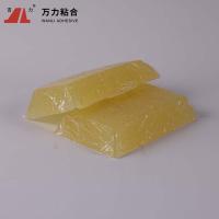 China Light Yellow Transparent Packaging Hot Melt Lumpy Carton Sealing Glue TPR-7606 for sale