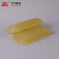 China Solid Yellow Hot Melt Kraft Paper Tape TPR Glue For Corrugated Boxes TPR-6258C for sale