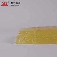 China Solid Yellow Hot Melt Kraft Paper Tape TPR Glue For Corrugated Boxes TPR-6258C for sale