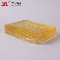 China 10000 Cps Solid Yellow Hot Glue Aluminum Foil Hot Melt Adhesive Tape TPR-7350 for sale