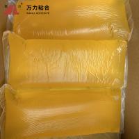 China Yellow Block Woodworking Hot Melt Adhesive PSA Industrial TPR-2005AC for sale