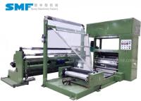 China 3 Phase Folding Plastic Film Rewinding Machine PLC Control CE Certified for sale