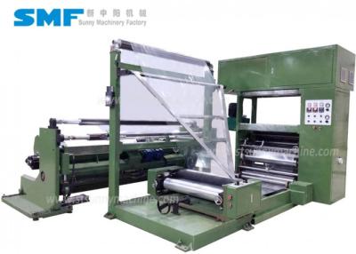 China 3 Phase Folding Plastic Film Rewinding Machine PLC Control CE Certified for sale