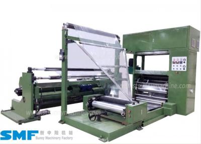 China 60Hz Triangle Plastic Film Folding Machine Rewinding PLC Control for sale