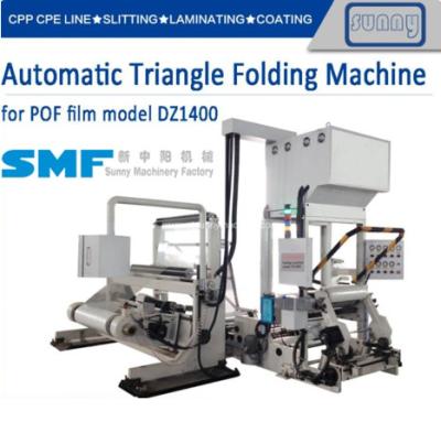 China 400 M/Min Automatic Center Folding Machine for POF Shrink Film 1400mm Width for sale