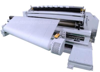 China Meltblown PP Nonwoven Fabric Slitting Rewinding Machine 250m/min for sale
