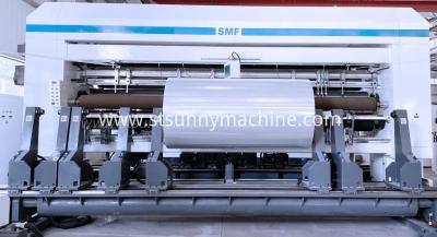 China Jumbo Roll Plastic Film Slitting And Rewinding Machine High Speed for sale