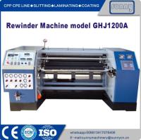 China 380V 3 phases Plastic Film Rewinding Machine Roll Slitter for sale