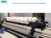 China Nonwoven Fabric Slitter Rewinder Machine 1600mm 250m/min AC 380V for Meltblown Mask Material for sale