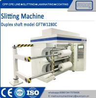 China CE Certified Duplex Center Slitter Rewinder Machine 1300mm 380V 3 Phase for sale