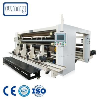 China Super Speed Jumbo Roll Slitter Rewinder Machine With Hydraulic Station for sale