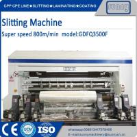 China Highly Precision Large Roll Slitter Rewinders For Plastic Film Or Paper Materials for sale