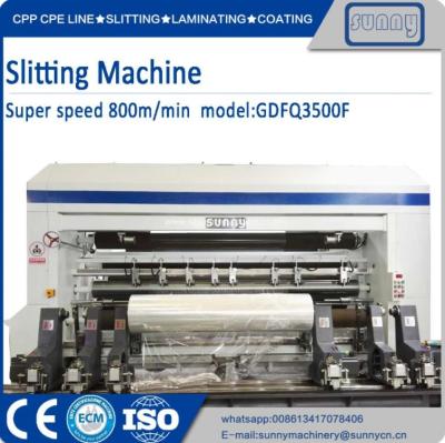 China Highly Precision Large Roll Slitter Rewinders For Plastic Film Or Paper Materials for sale
