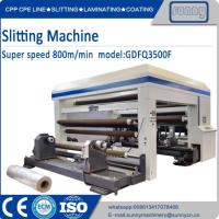 China Wide Web Surface Slitter Rewinder Machine For Plastic Film Or Paper Roll for sale