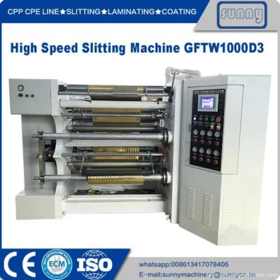 China Coreless Slitting And Rewinding Machine Full Automation Control 20-200m/min for sale