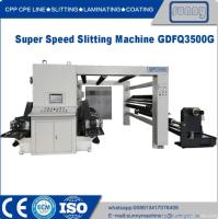 China High Precision Slitting Rewinding Machine 900mm for BOPP PET PVC CPP CPE HDPE 220m/min for sale