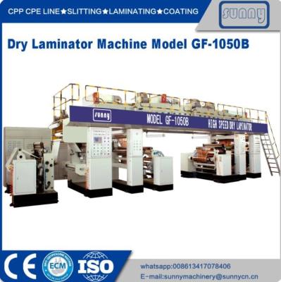 China High Speed Solvent Base Laminator Machine 1300mm for BOPP CPP PET Film 200m/min for sale
