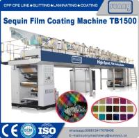 China High Speed PET Sequin Film Coating Machine 1100mm PLC Programmable Control 150m/min for sale