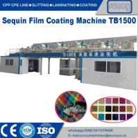 China Metallized PET Sequins Sheet Film Coating Machine 1500mm Width 150m/min for sale
