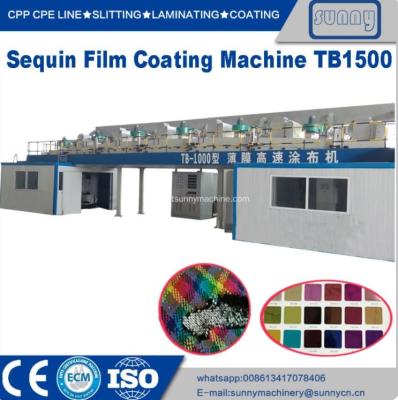 China Metallized PET Sequins Sheet Film Coating Machine 1500mm Width 150m/min for sale