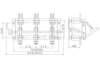 China 12KV High Voltage Grounding Switch Polymer Outdoor Disconnect Switch for sale