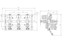 China GN30 12KV 24KV Rotary Indoor High Voltage Disconnector for sale