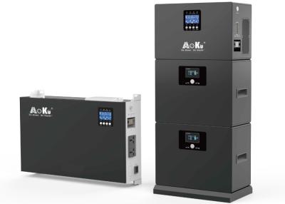 China Stacked Energy Storage System (ESS), LiFePO4 Battery + Hybrid Inverter, All in One for sale