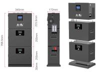 China Stacked Energy Storage System (ESS), LiFePO4 Battery + Hybrid Inverter, All in One for sale