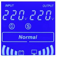 China AoKu Line Interactive UPS SL-3K, 3KVA, 2400W, Metal Case, LCD, Pure Sine Wave Output for sale