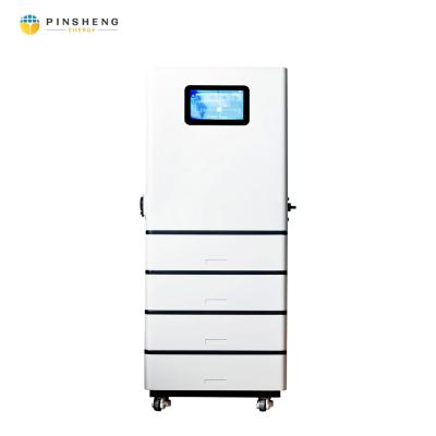 China Residential Home ESS 10kw 20kwh 30kwh stackable hybrid solar invert lifepo4 battery battery all in one ESS cabinet for sale
