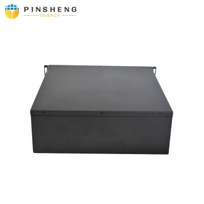 China 5kwh 10kwh home energy storage lithium ion module 100ah server rack cabinet high voltage lifepo4 battery for sale