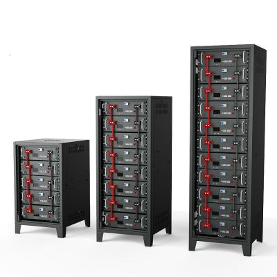 China Pinsheng CE Approved 48V 10KWH 20KWH 30KWH 40KWH Solar Inverter Battery 51.2V Stackable LiFePO4 Energy Storage Battery for sale