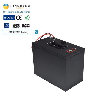 China Deep Cycles Lithium Ion Battery Pack 72V 50Ah Electric Motorcycle Battery Cell for sale