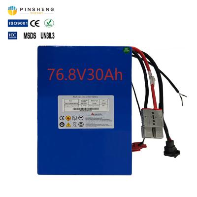 China Customizable 76.8V 50Ah Electric Motorcycle Lithium Battery with Built-in Smart BMS Protection OEM ODM for sale