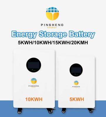 China Pinsheng Reliable 48V LiFePO4 Battery Packs 10KWh & 15KWh Solar Energy Storage with 200Ah, 280Ah, 300Ah Options for sale