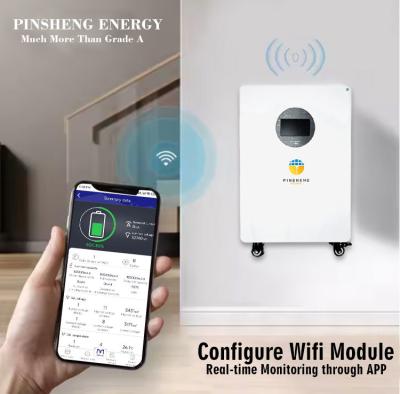 China Pinsheng Lithium Battery 15kWh 51.2V 280Ah 300Ah Home LiFePO4 Battery Pack Solar Energy Storage Battery for sale