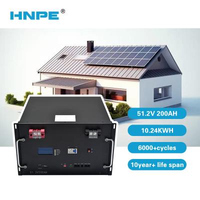 China Pinsheng 48V/51.2V 100Ah 200Ah Deep Cycle Lithium Battery Rechargeable Solar Storage for Residential Backup for sale