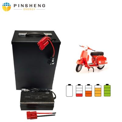 China PINSHENG ENERGY 72V 30AH Lithium Ion Battery Pack with 5 Years Warranty Compact 300*220*170MM Size and 84V Charging Cut-off Voltage for sale